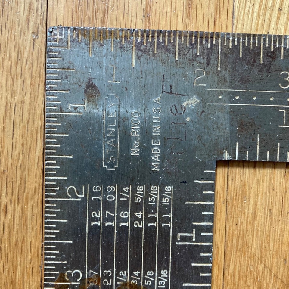 Vintage Stanley R100 Roofer's Square Carpenter's Framing Tool | eBay