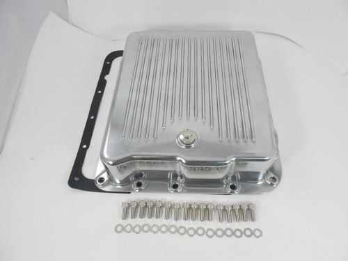 GM Turbo 700R4 Transmission Pan 700-R4 & 4L60E Aluminum Extra Capacity ...