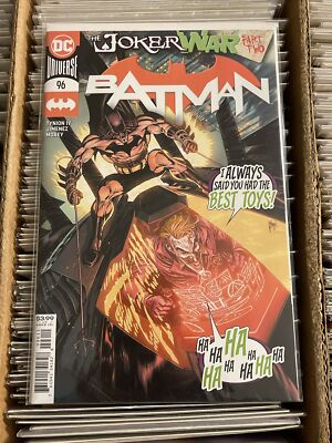 BATMAN #96 GUILLEM MARCH MAIN COVER PUNCHLINE JOKER WAR HARLEY QUINN ...