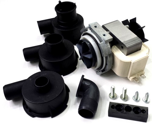 HOOVER SIMPSON WASHING MACHINE DRAIN PUMP - 3 FITTINGS 1030200 JO9WP20 ...