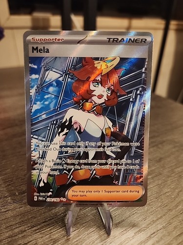 Pokémon TCG Mela 236/182 Paradox Rift Trainer Full Art Rare Holo Near ...