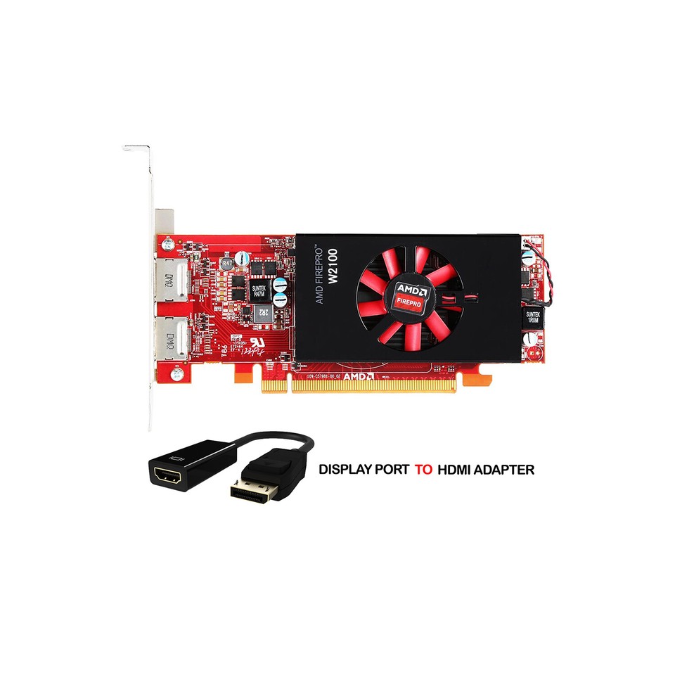 AMD Radeon Pro WX 5100 8GB 4DP/WX 3100 4GB 2x MiniDP / WX 2100 2GB ...