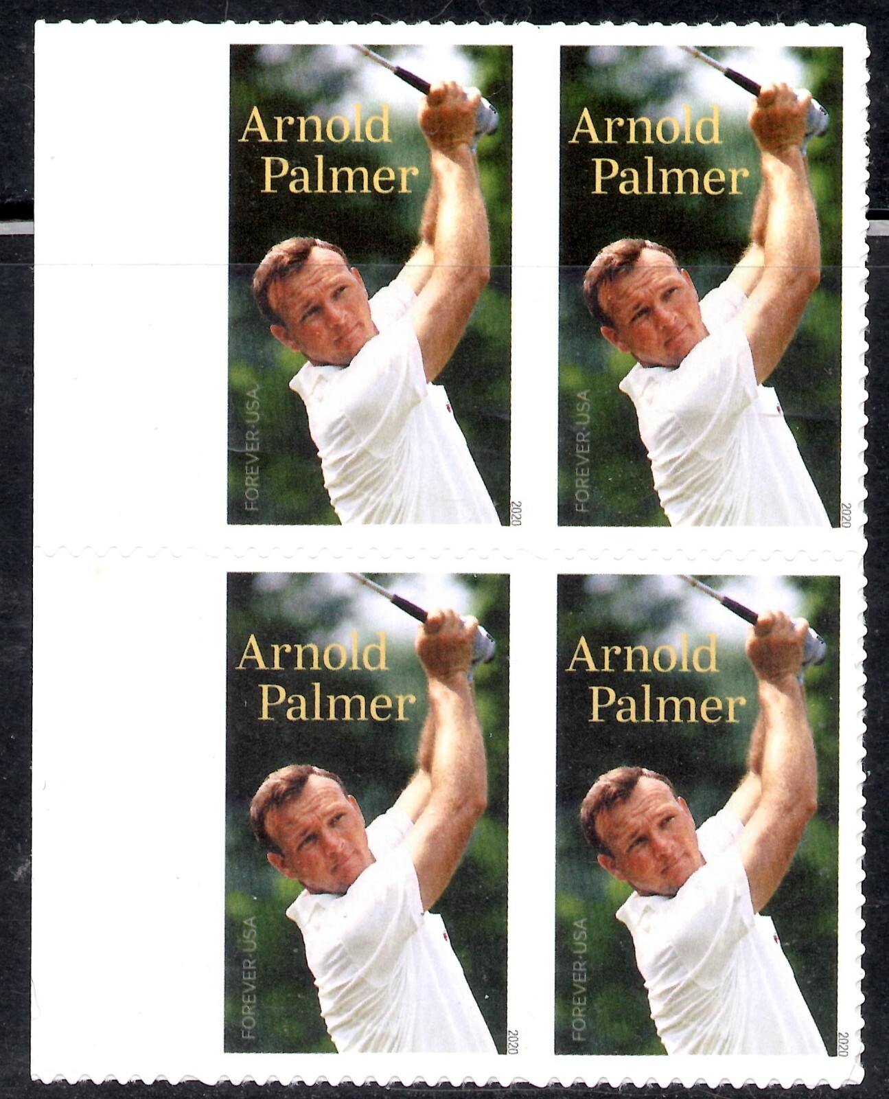 U S SCOTT 5455 ARNOL PALMER BLOCK OF 4 MNH (PO) | eBay