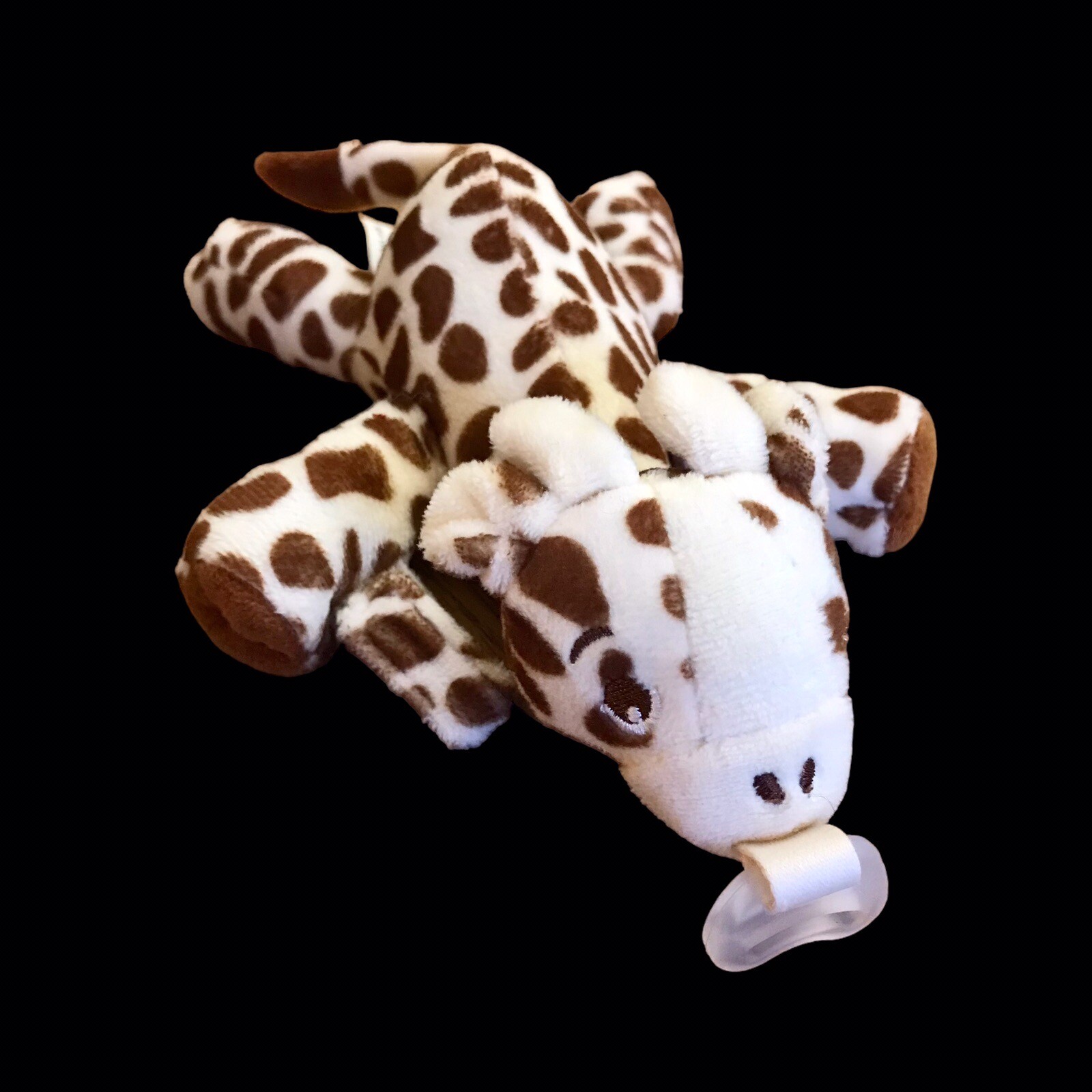 AVENT Giraffe Plush Pacifier Holder Philips Soother Lovey Plush Grabber ...