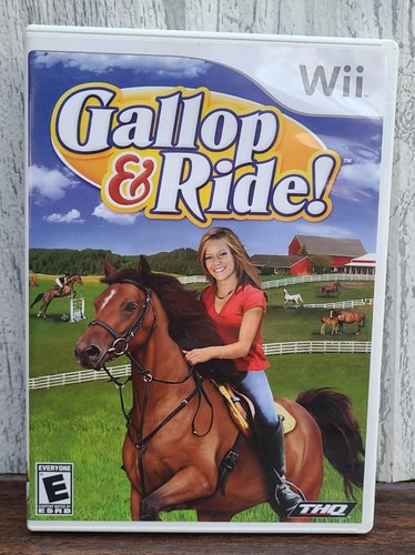 Gallop And Ride Wii Game W/Original Case & Manual Horse Riding ...