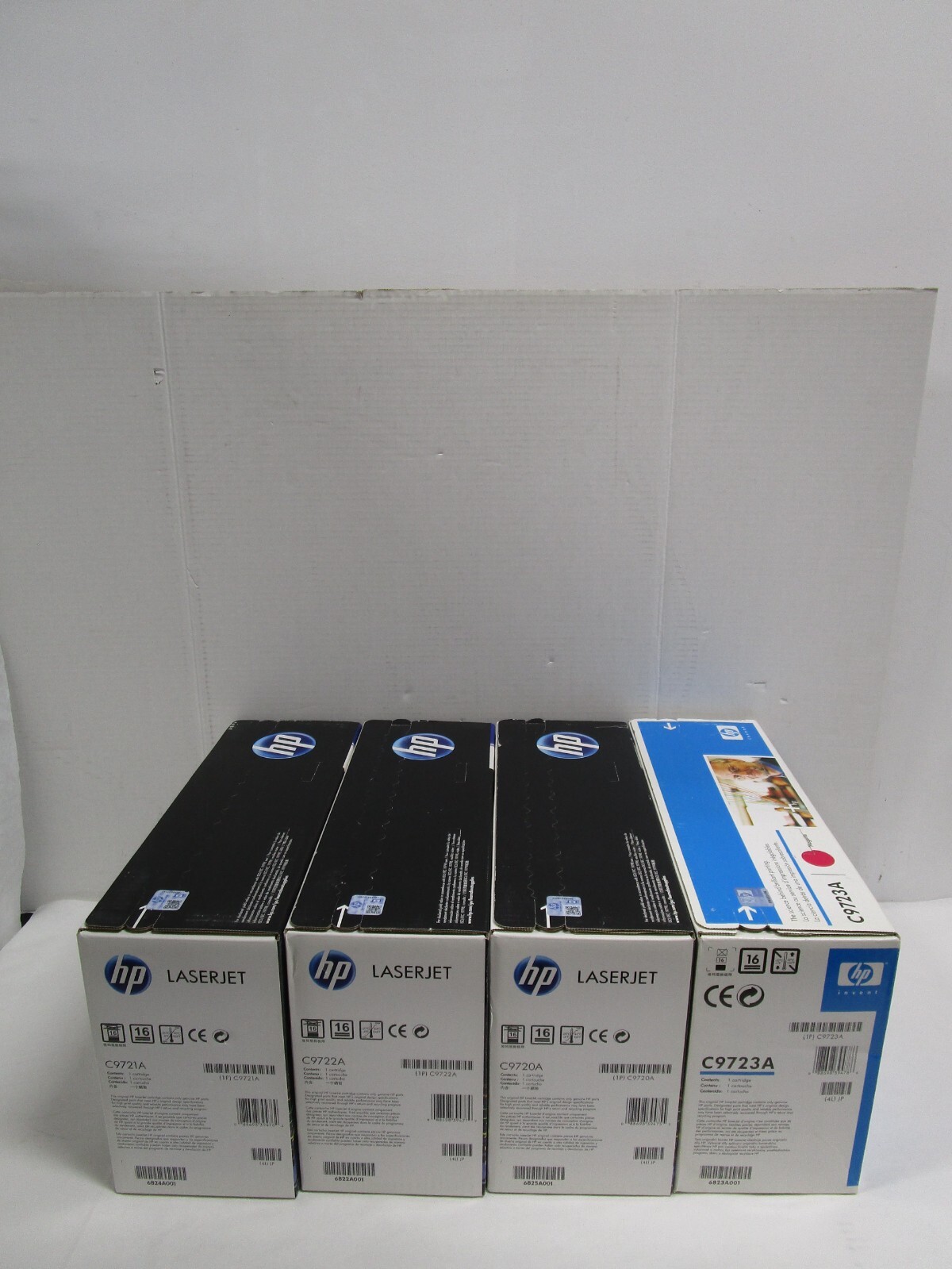 GENUINE HP 641A LJ TONER SET C9720A C9721A C9722A C9723A NEW SEALED ...