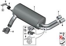 BMW Genuine Exhaust Rubber Mounting 18307616850 for sale online | eBay