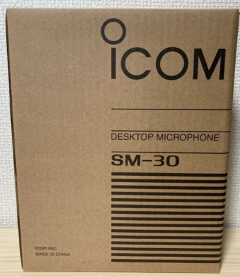 ICOM SM-30 Desktop Microphone condenser microphone JAPAN [NEW] | eBay