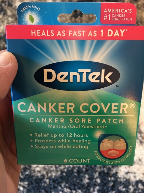 DenTek Canker Cover Sore Patch 6ea 2 Boxes for sale online | eBay