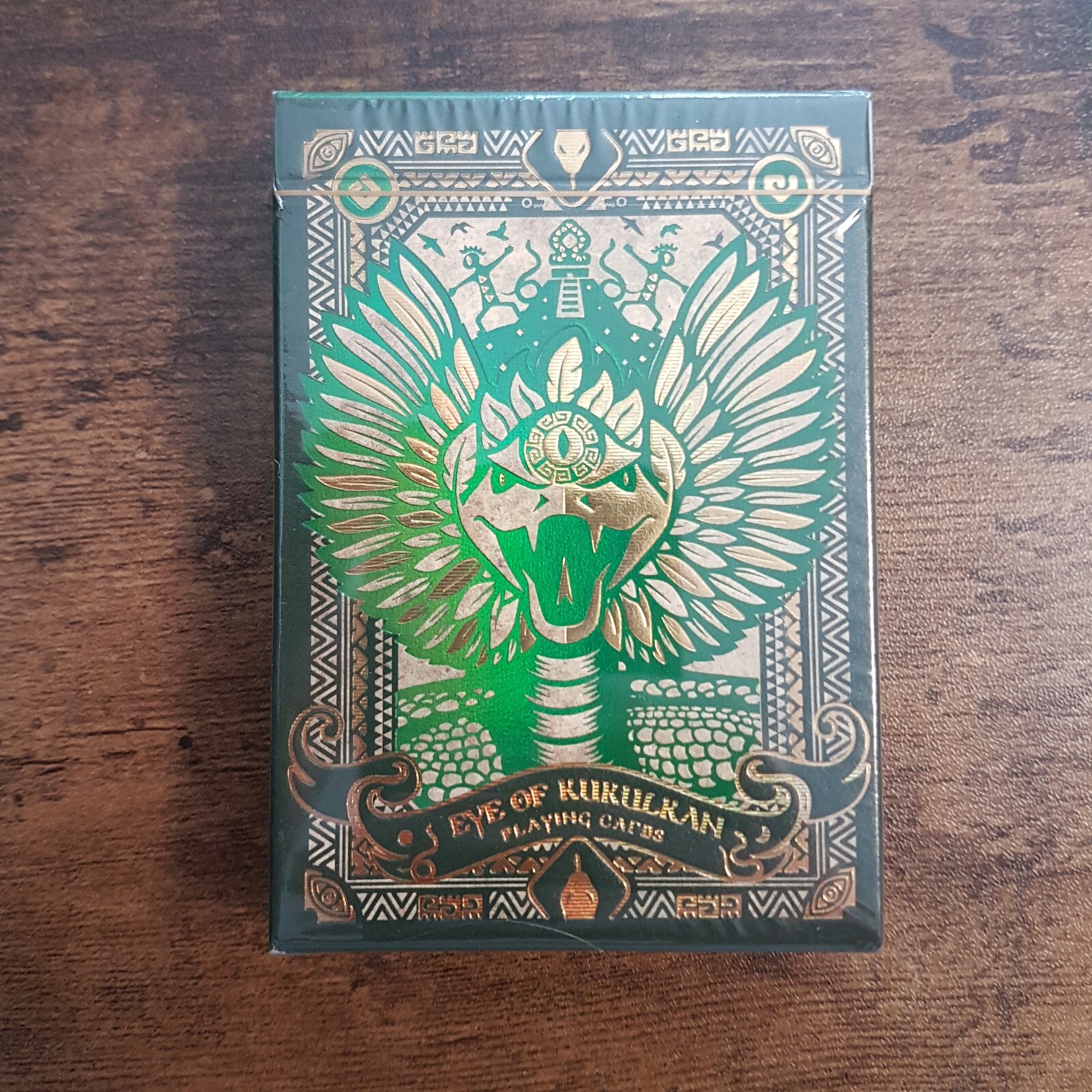 Eye of Kukulkan Playing Cards New & Sealed Mayan Charmie Dreams Gilded ...