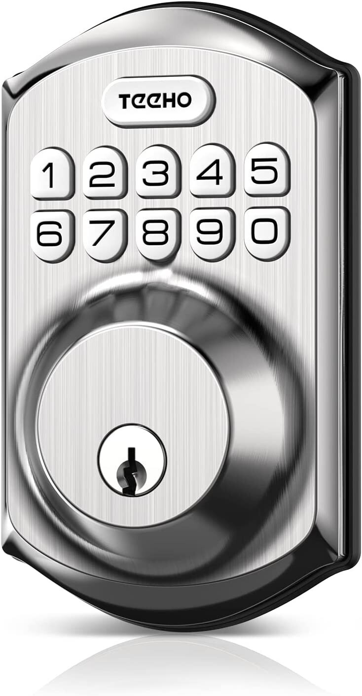 Teeho Te001 Keyless Entry Door Lock -Keypad Digital Weatherproof ...