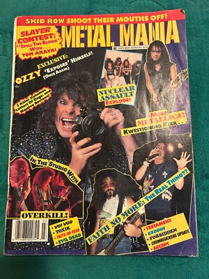 Metal Mania Magazine March 1990 | eBay