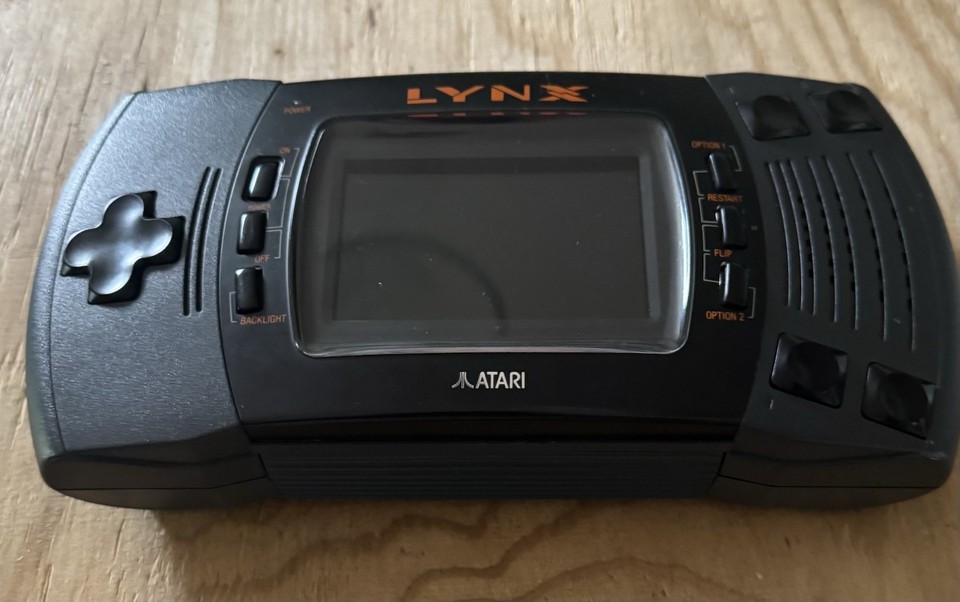 Atari Lynx Console Tested & Working 5 Games Rare Video Game Retro Gamer ...