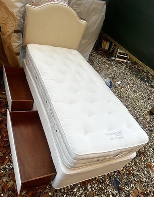 Vi Spring 3’ Single Bed Herald + 2 x Drawer Sprung Divan + Headboard ...