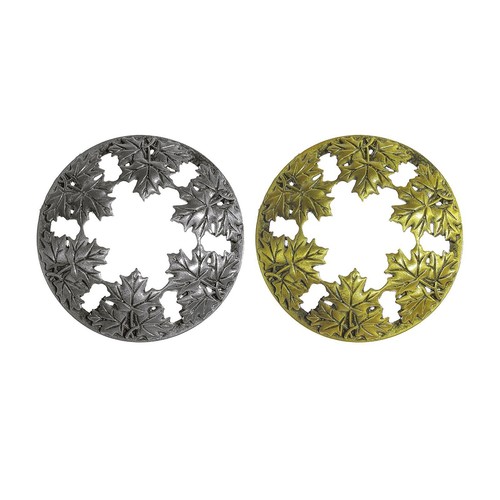 Candle Topper Maple Leaf Decor Professional Alloy Scented Candles Cover ...