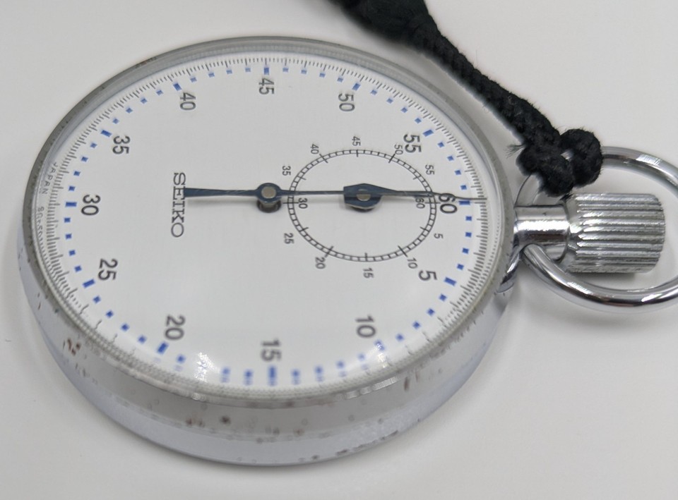 Vintage SEIKO 90-5010 Mechanical Hand-Wound Stopwatch 1970s Japan ...