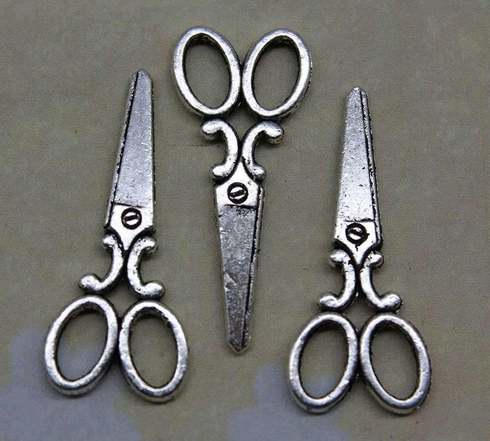 retro style Small scissors alloy charms pendants 32*14mm | eBay