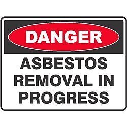 DANGER Asbestos Removal in Progress Sign | eBay Australia