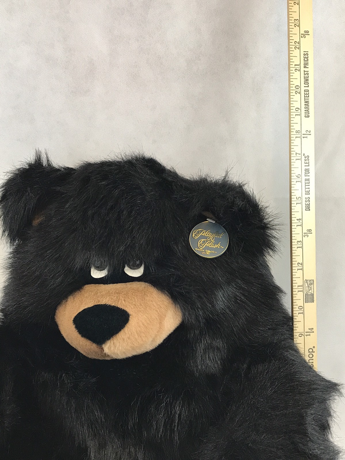 Vintage Chrisha Creation Limited Playful Plush Extra Large Black Bear ...