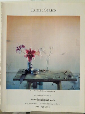 DANIEL SPRICK ART PIECES ORIG VTG 2003 ADVERTISEMENT | eBay