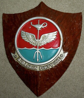 Metal Cast US Navy Air Anti-Submarine Squadron 41 (VS-41) Command ...