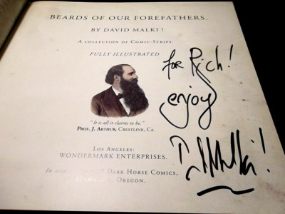 Wondermark Beards of Our Forefathers David Malki *SIGNED*(2008, HC ...