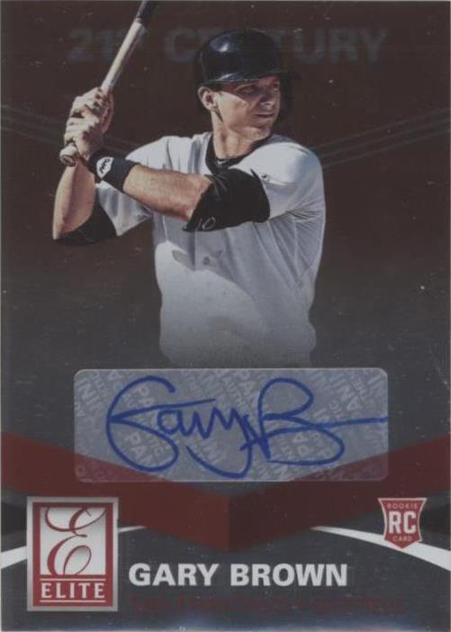 2015 Panini Elite - Signatures Gary Brown #9 21st Century (AU, RC) for ...