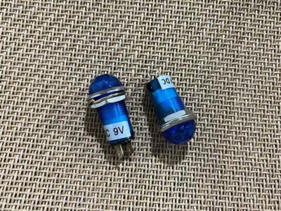 4pcs Blue Screw Mount Vintage Style 9v Indicator Jewel Light for Guitar ...
