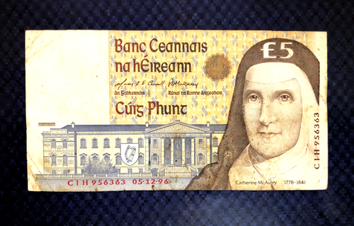 1996 IRELAND - 5 PHUNT / POUNDS - P#75 - VF - EU1 | eBay