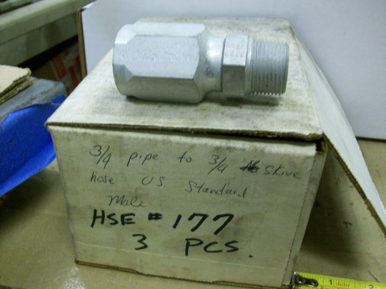 3/4" PIPE TO 3/4" SKIVE HOSE FITTING (3 PCS.) | eBay