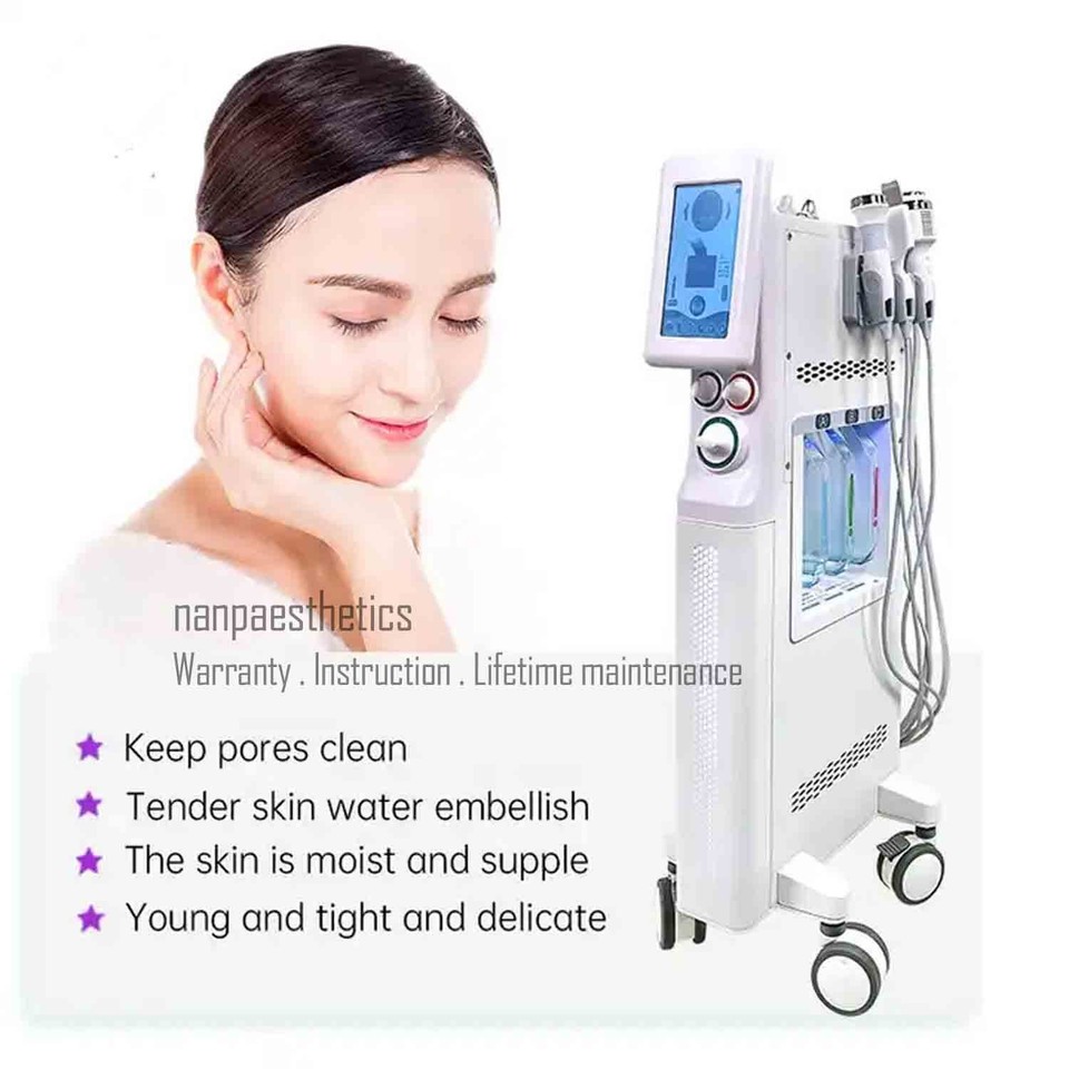 6 in 1 Microcurrent Hydra Dermabrasion Skin Facial Face Lift Machine ...