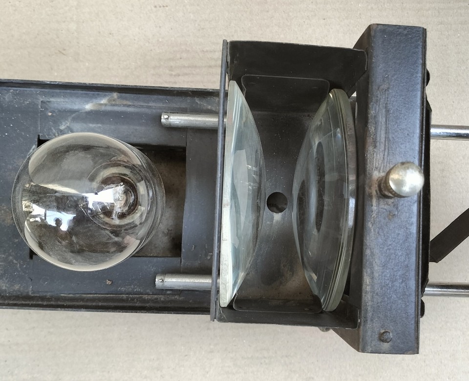 Johnson Optiscope Model no.6 LED lit slide Magic lantern projector ...