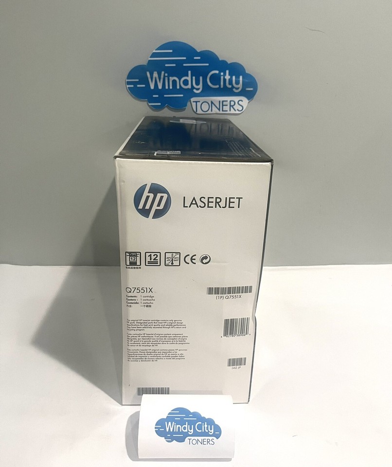 HP 51X Q7551X Black High Yield Toner For LaserJet P3005 M3027 mfp ...