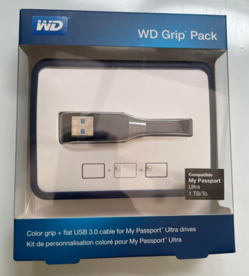 WD external HARD DRIVE protector Grip Pack & Flat USB 3 Cable | eBay UK