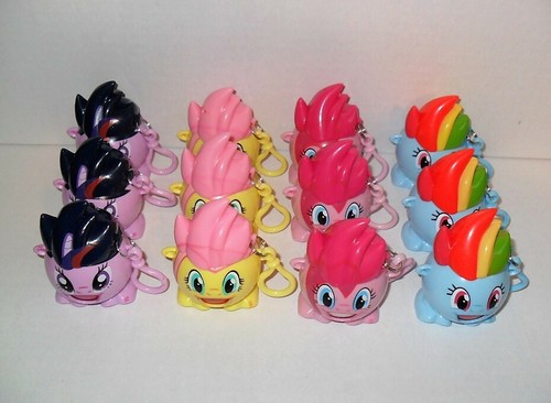 RADZ MY LITTLE PONY DISPENSERS LOT OF (12) LOOSE NEVER USED PINKIE PIE ...