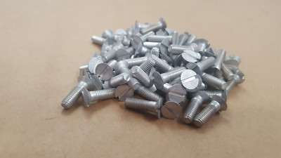 100PCS #10-32 x 5/8 PARTIAL THREAD FLAT HEAD STEEL MACHINE SCREWS ...