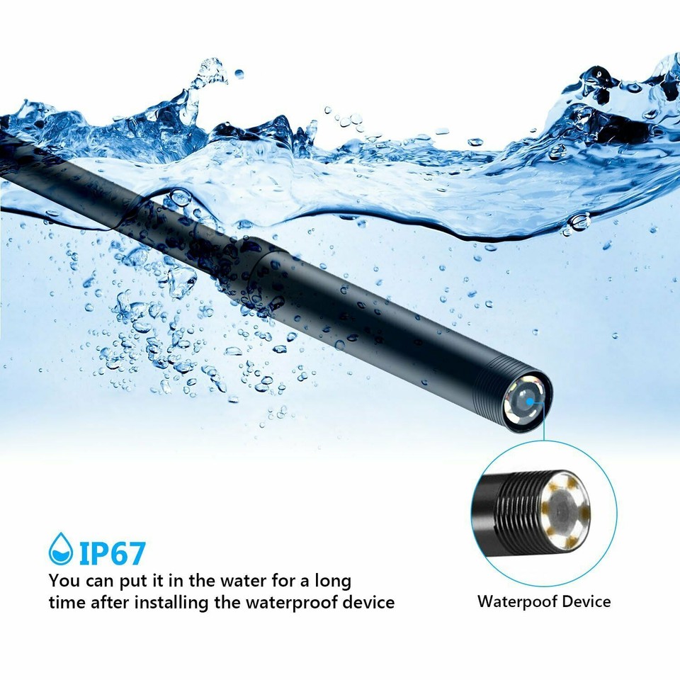 Waterproof USB Endoscope Borescope Inspection Phone Camera For Samsung ...