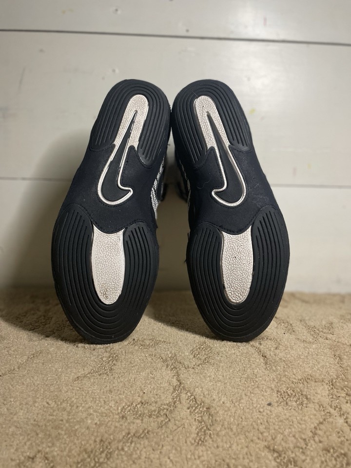 Size 8.5 Panda Nike Takedown Wrestling Shoes In Amazing Conditions/all ...