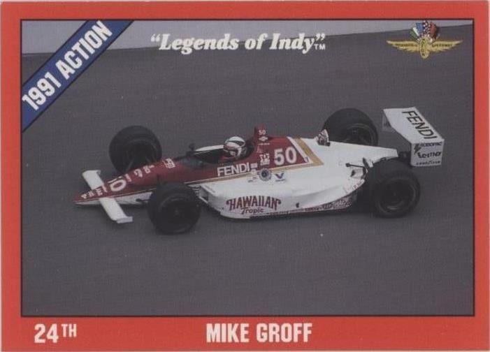1992 Collegiate Collection Legends of Indy - Mike Groff #25 for sale ...