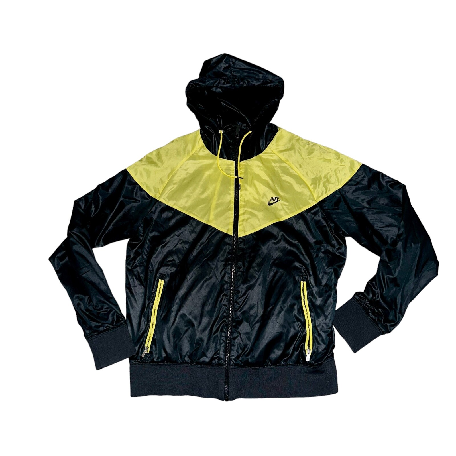 Nike Vintage Rare Windrunner Windbreaker Jacket Yello… - Gem
