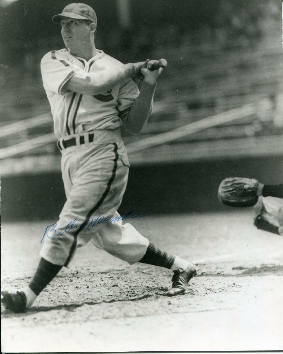 Billy Herman Autograph Baseball Player Chicago Cubs Pirates Dodgers ...