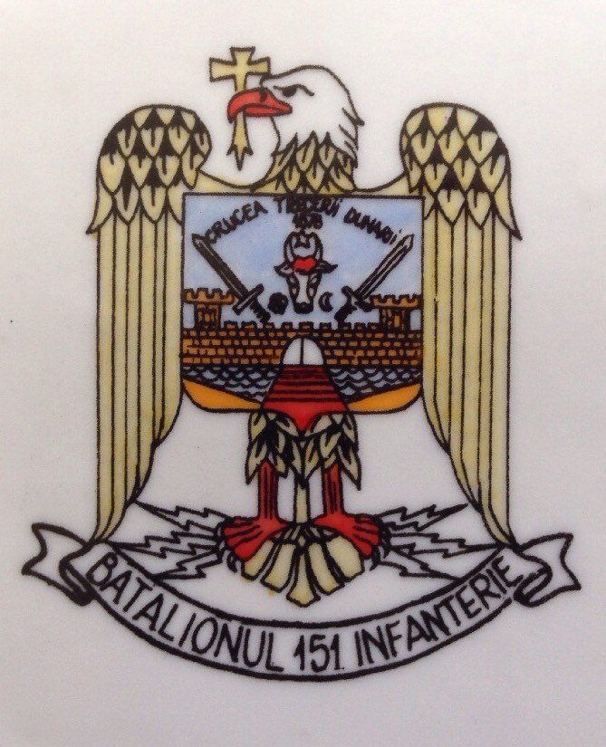 ROMANIAN ARMY BATALIONUL 151 INFANTERIE PORCELAIN VASE, STIPO DOROHOI ...