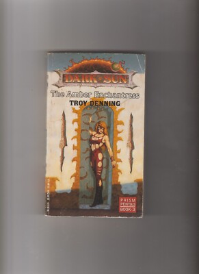 Dark Sun: The Amber Enchantress by Troy Denning (1992 1st Print TSR PB ...