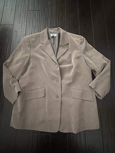Style & Co. Collection Jacket Womens SZ 18W Vintage Brown | eBay