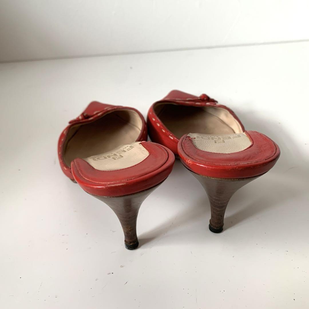 FENDI Pumps Heel EU36/US6 Red Leather | eBay FENDI Pumps Heel EU36/US6 Red Leather | eBay