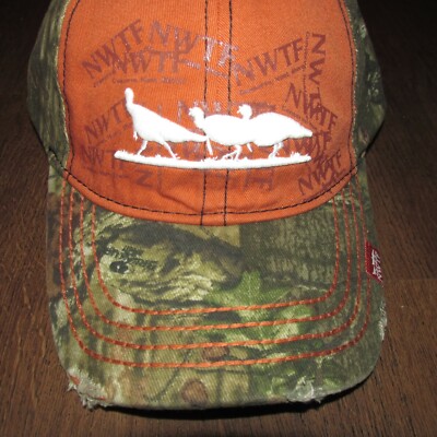 Mossy Oak NWTF National Wild Turkey Distressed Look Perfect Fit One ...