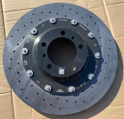 Porsche 992 RIGHT BRAKE DISC ROTOR PCCB OEM 992615602R CARBON | eBay.de