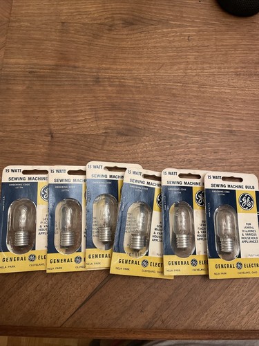 General Electric GE Sewing Machine 15 Watt Bulb item #15T7N New Old ...
