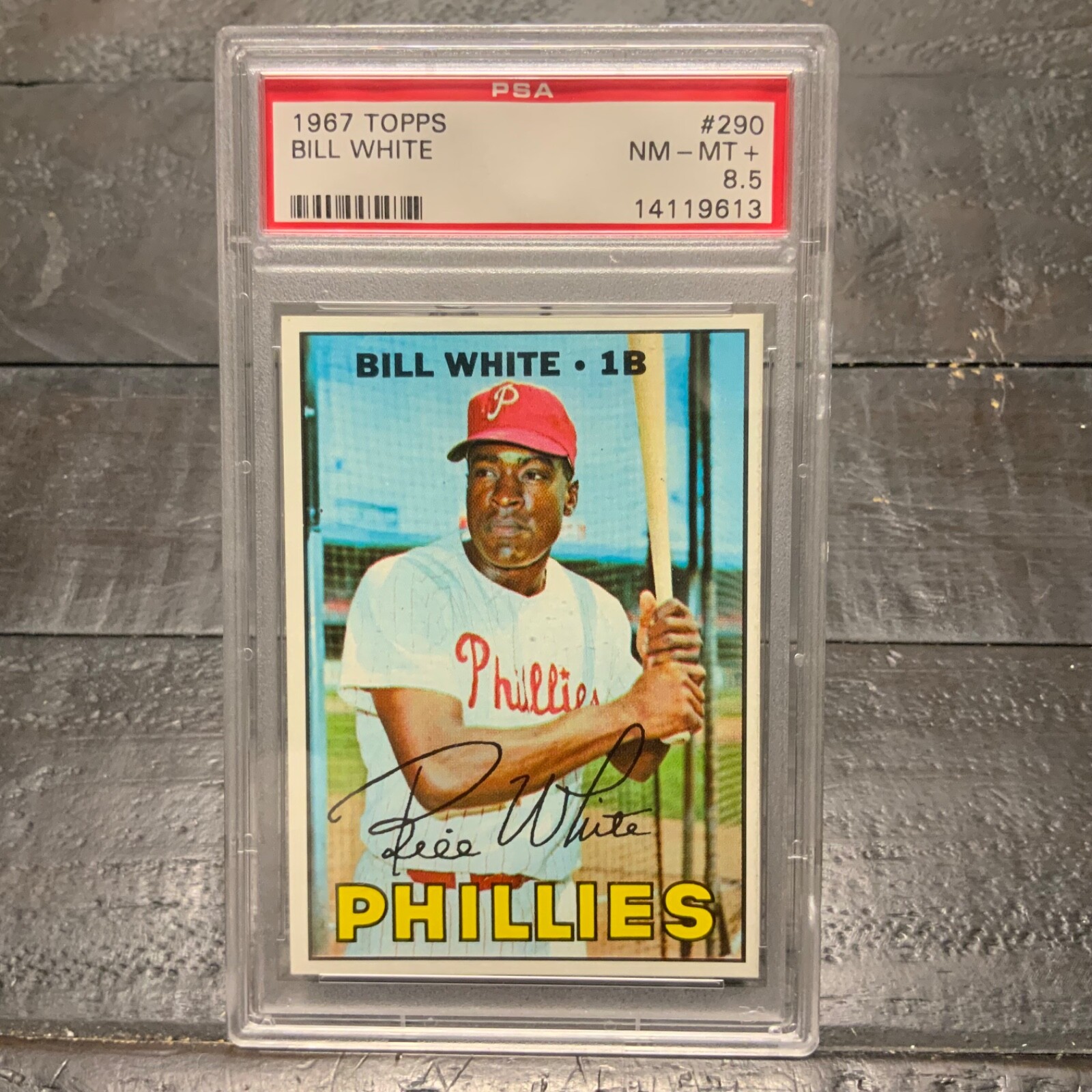1967 Topps Bill White #290 *Phillies* PSA 8.5 NM-MT+ | eBay