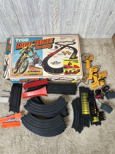 VINTAGE TYCO DIRT BIKE RACING Motocross Motorcycle ORIGINAL BOX ...